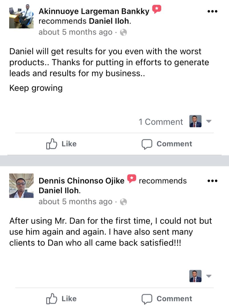 Prospect Pilot – Daniel Iloh Limited